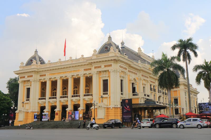 Hanoi Opera House Vietnam editorial photography. Image of house - 86417862