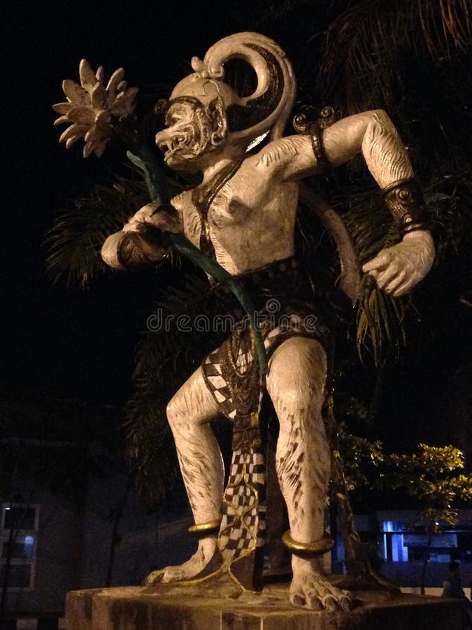 Hanoman statue stock image. Image of indonesia, hanuman - 154237069