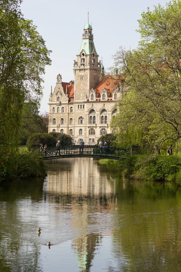 Hanover city-hall stock image. Image of town, urban, lower - 39957279