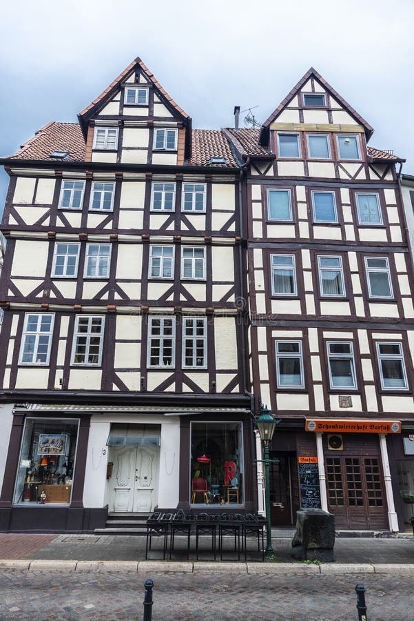 Classic Rustic Buildings in Hanover, Germany Editorial Photo - Image of ...