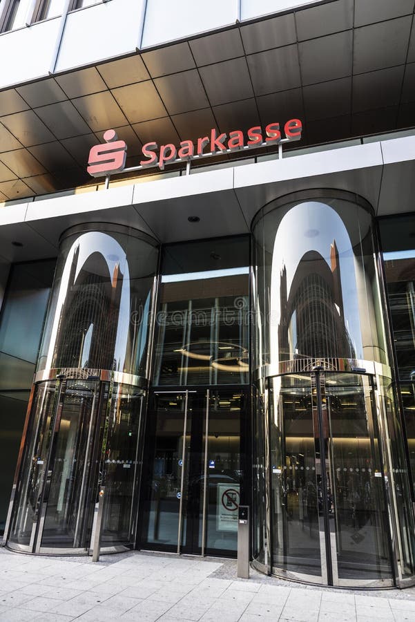 Office Sparkasse at Alexanderplatz Editorial Image - Image of finance ...
