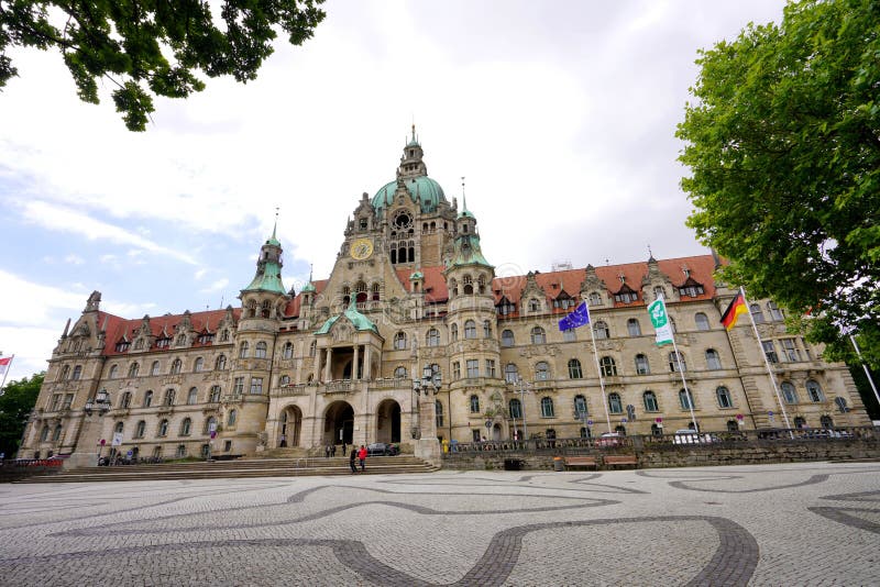 HANOVER, GERMANY - JULY 8, 2022: New City Hall, Hanover, Germany ...