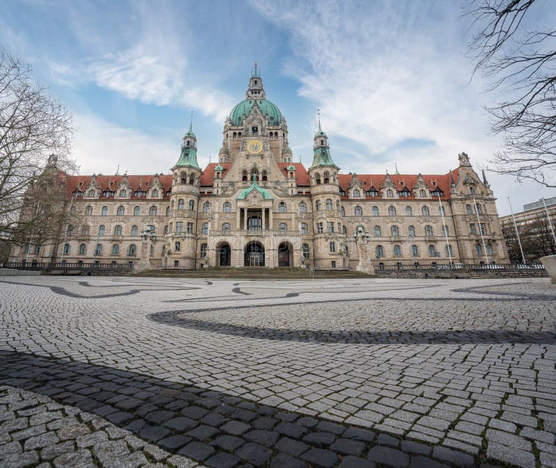Hanover New Town Hall - Hanover, Germany Editorial Photography - Image ...