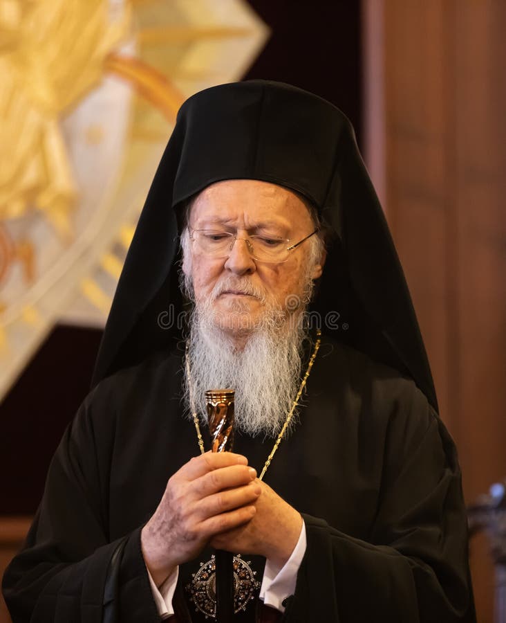 Hans All-helighet Ekumeniska Patriark Bartholomew Redaktionell ...