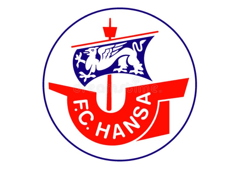 Hansa Rostock Logo imagen editorial. Ilustración de insignia - 134691990