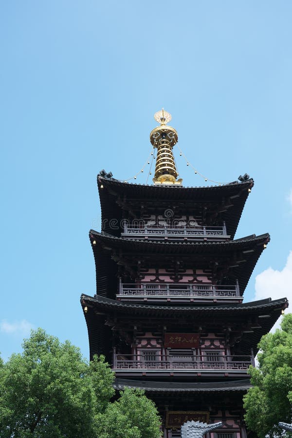 Hanshan Temple I Suzhou, Kina Fotografering för Bildbyråer - Bild av ...