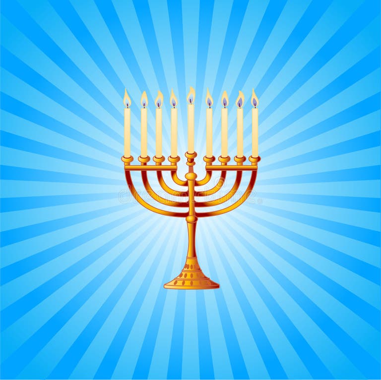 Blue Menorah Stock Illustrations – 6,267 Blue Menorah Stock ...