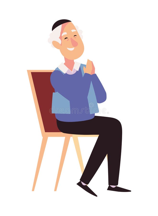 Hanukkah Grandfather Tells Stories Clipart Stock Vector - Illustration ... Hanukkah Grandfather Tells Stories Clipart Stock Vector - Illustration ...