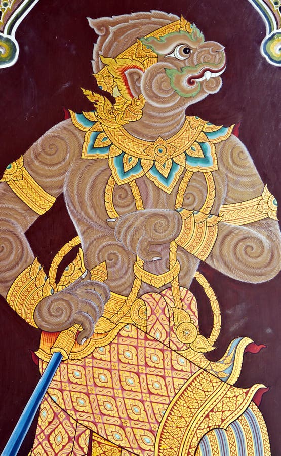 Hanuman stock photo. Image of face, hanuman, orange, angel - 16039002