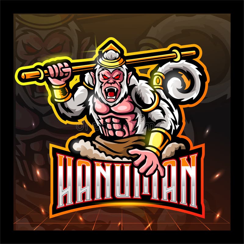 Angry Hanuman Stock Illustrations – 65 Angry Hanuman Stock ...