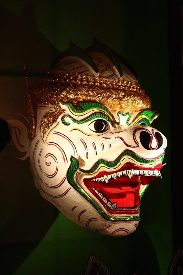 Hanuman Mask from Burma stock photo. Image of travel - 14559304