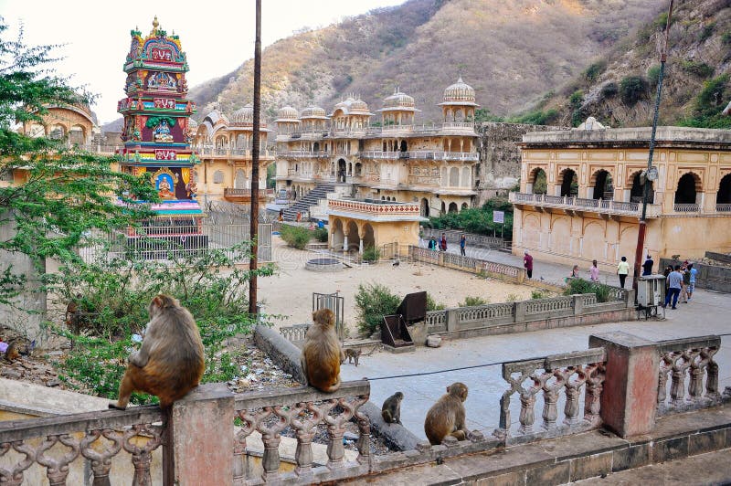 Templo De Hanuman Em Lakheri, Rajasthan Fotografia Editorial - Imagem ...