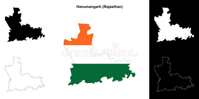 Hanumangarh Map Stock Illustrations – 5 Hanumangarh Map Stock ...