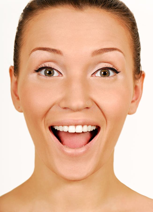 Making a Face. Distrust Girl F Stock Photo - Image of facial, caucasian ...