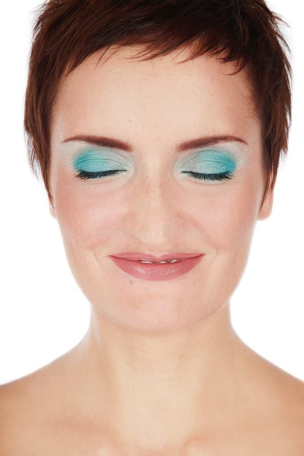 Sly smile stock image. Image of allure, smiling, girl - 16181321