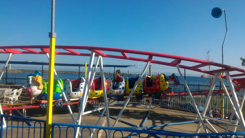 Fun at the fun park editorial photo. Image of blue, anakkale - 110562506