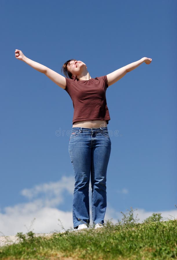 Freedom stock image. Image of feel, crystal, freedom, enjoying - 1717009