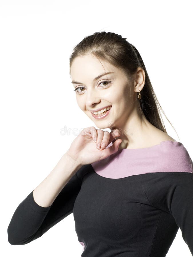 Girl Standing In Defiant Pose Stock Image - Image of view, bell: 20068523