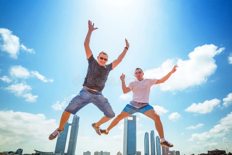 Happiness jump on holidays stock photo. Image of summer - 39894768