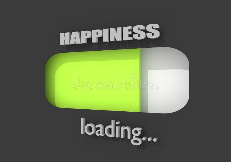 Happiness or Satisfaction Level Stock Illustration - Illustration of ...