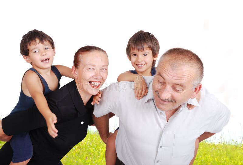 Happiness together stock photo. Image of leisure, grandson - 16505070