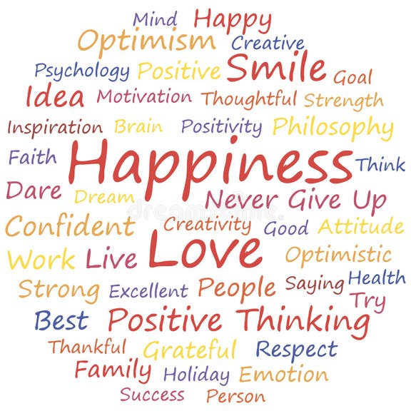 Happiness stock vector. Illustration of optimism, good - 42260476