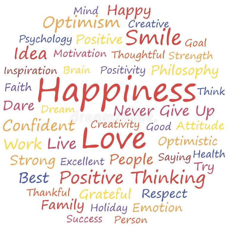 Happiness stock vector. Illustration of optimism, good - 42260476