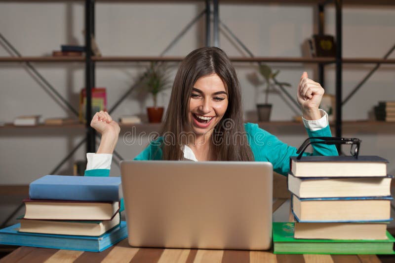 Happiness about work stock photo. Image of working, looking - 67747442