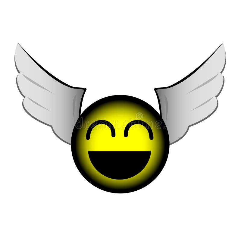 Happy stock vector. Illustration of insect, icon, expressive - 19769186