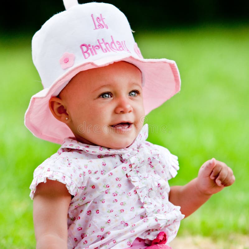 Happy 1st birthday stock image. Image of birthday, park - 12006179