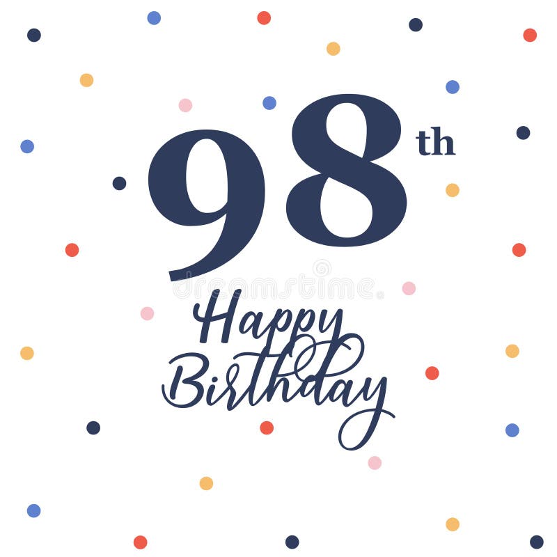 98th Birthday Stock Illustrations – 372 98th Birthday Stock ...