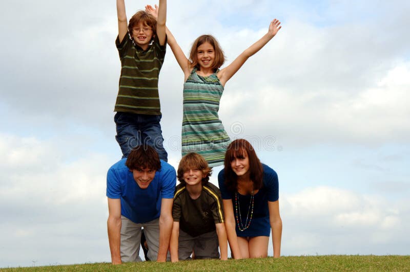 Active family stock photo. Image of action, mother, practicing - 1283568