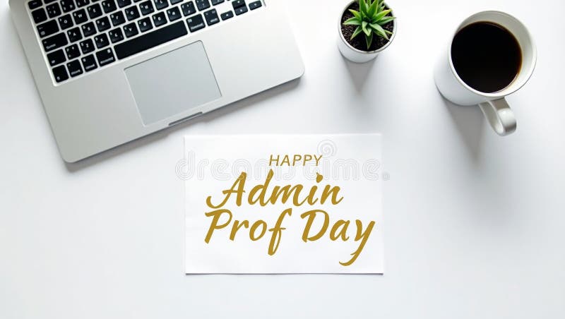 Happy Admin Professionals Day Celebration Stock Illustration ...