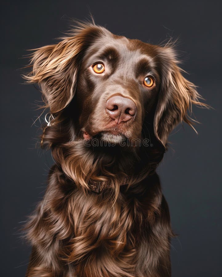 Happy, Adorable and Cuddly Pedigree Dog in Studio Photo Stock Image ...