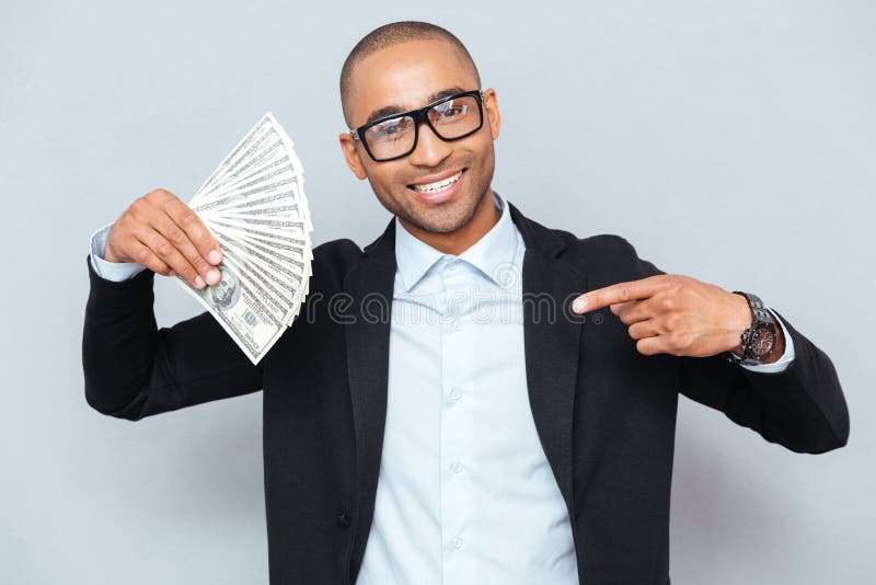 Happy Man With Money