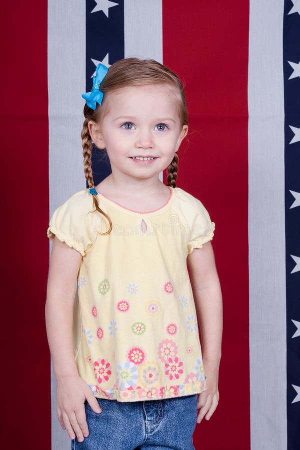 Happy American Girl Picture. Image: 18603413