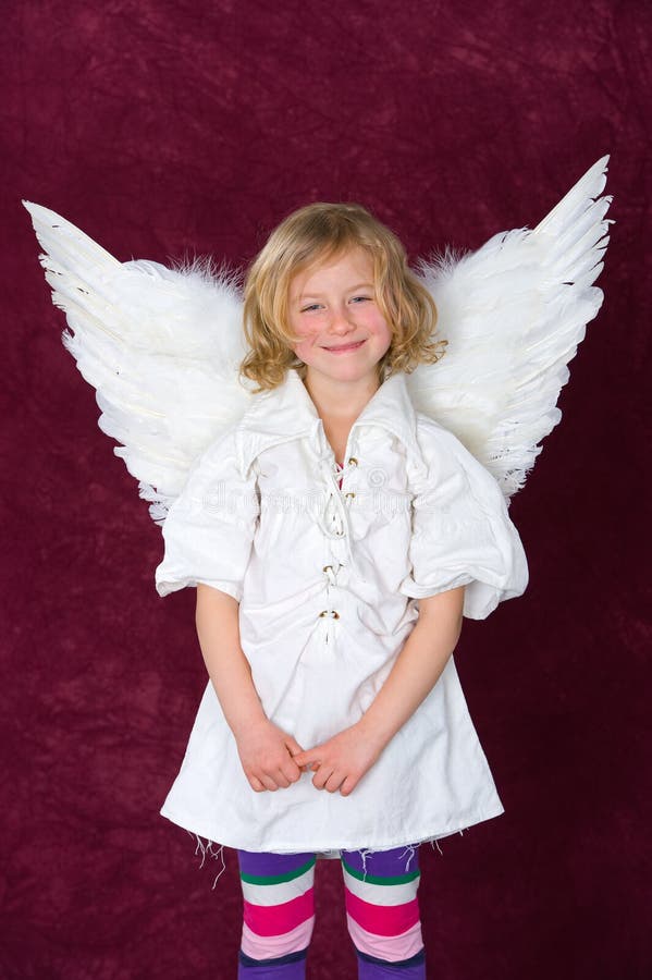 Happy angel stock photo. Image of harmony, hearted, family - 31127044