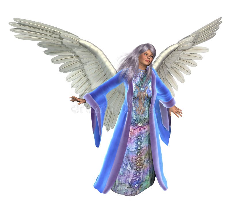Heavenly Angel stock illustration. Illustration of spiritual - 1486132