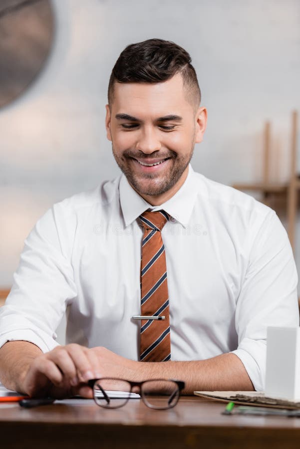 Happy Architect Sitting at Workplace Near Stock Image - Image of ... Happy Architect Sitting at Workplace Near Stock Image - Image of ...
