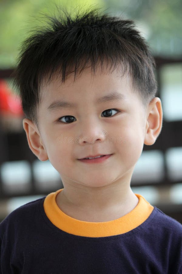 Happy Asian Boy Playing IPad Stock Image - Image of ipad, happy: 20405233