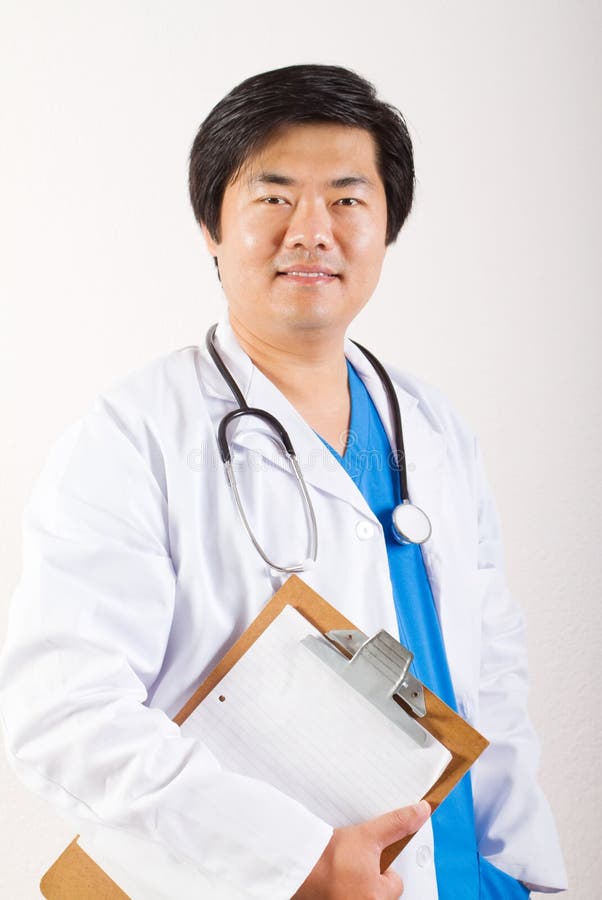 Happy asian doctor stock image. Image of nurse, asian - 14540867