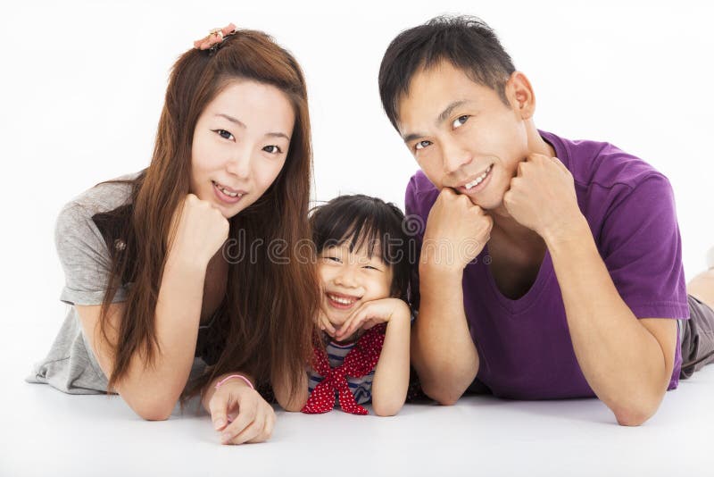 Asian Middle-aged Asian Couple Smiling at the Camera. Family Couple ...