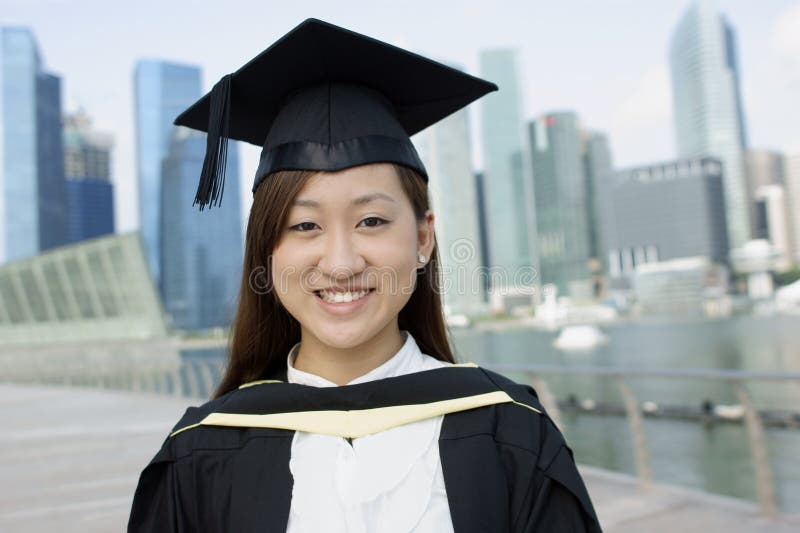 Lady Graduate stock photo. Image of education, people - 28895730