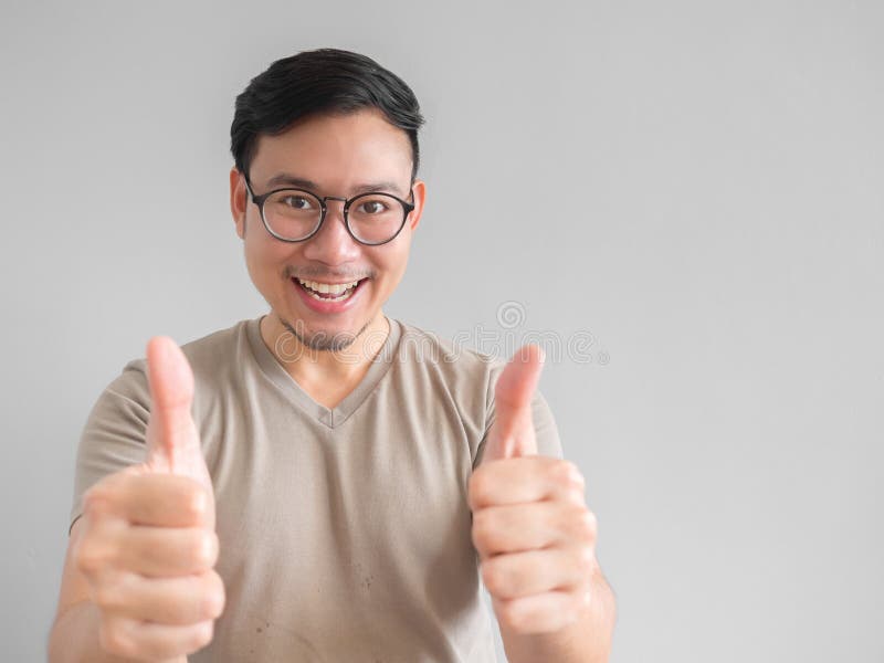 Happy Asian man. stock photo. Image of indonesian, person - 83821832