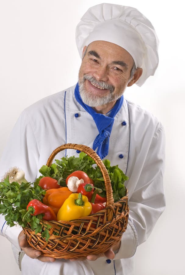 Happy attractive cook stock image. Image of friendly, diet - 3832049