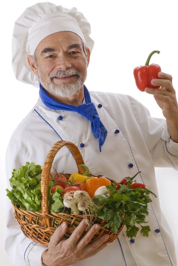 Happy attractive cook stock photo. Image of okay, spicy - 3832078