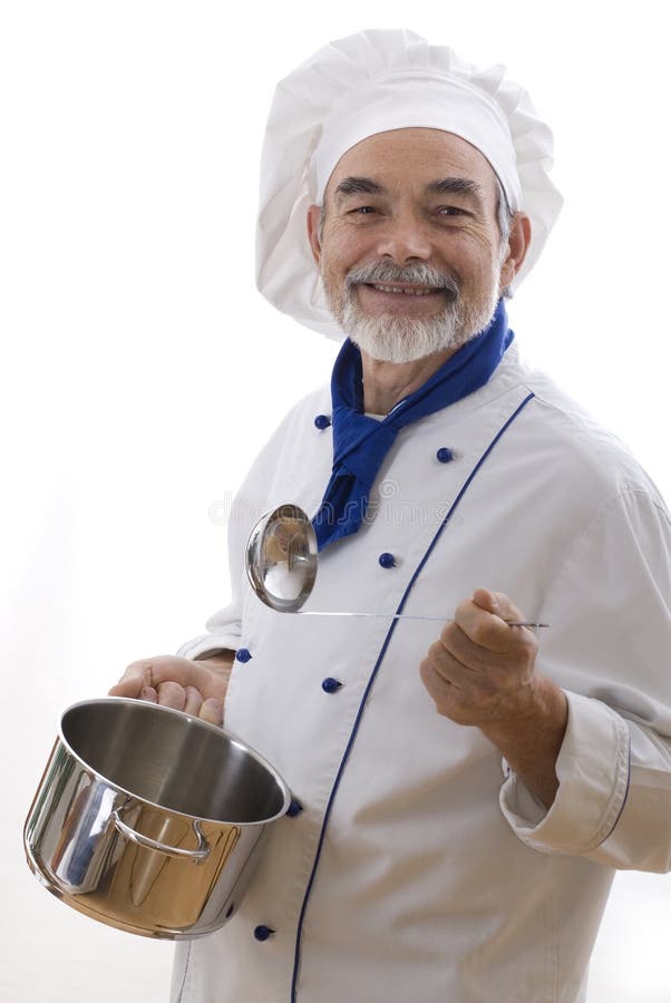 Attractive cook stock photo. Image of friendly, serve - 7204470