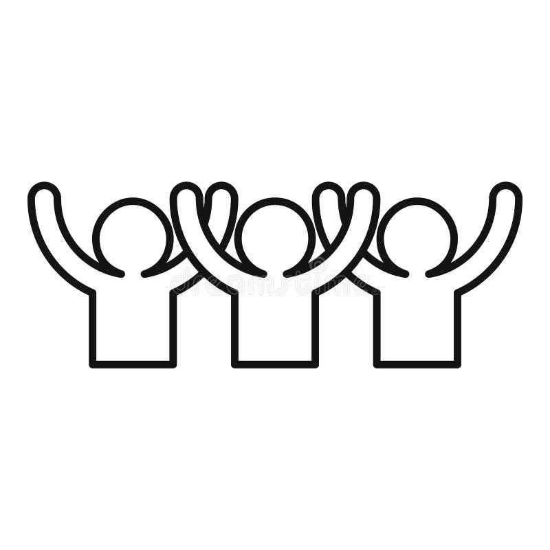 Happy Audience Icon, Outline Style Stock Vector - Illustration of ... Happy Audience Icon, Outline Style Stock Vector - Illustration of ...
