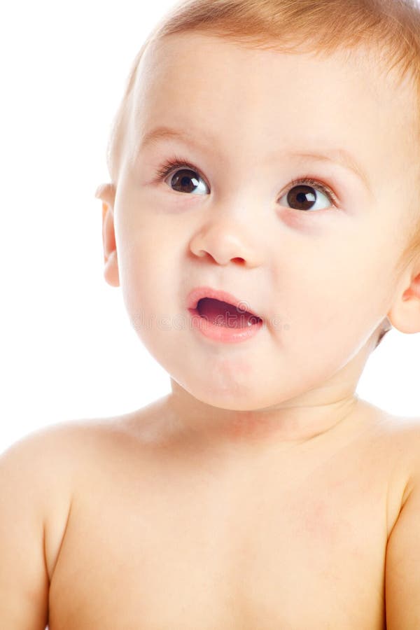 Happy baby stock image. Image of cheerful, isolated, child - 11404691