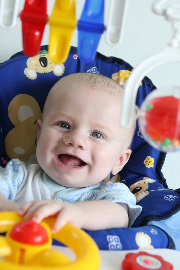 Happy baby stock photo. Image of daughter, expression - 11434608